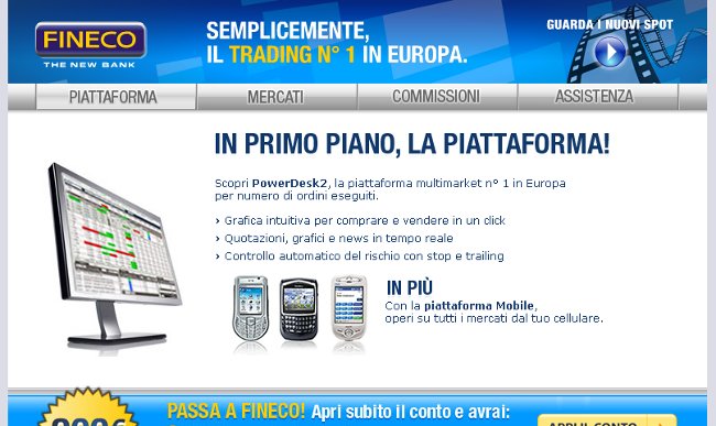 Trading on line con Fineco