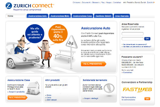 Le assicurazioni più convenienti: Zurich Connect
